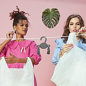 Cabilock Children's Shoe Clip Hangers for Skirts Cake Container Kids Pants Hangers Shoe Rack Baby Slipper Hanger Drying Clip Organizer Shoes Hanging Hook Children Hangers Baby Hanger 10pcs