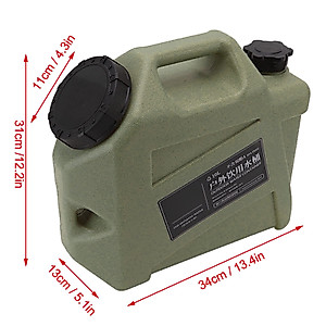 CHICIRIS Water Storage Container, Water, Camping Water Storage Carrier, Shine Trip 10L Portable Water Storage Bucket Multifunction Household Water Container with Spigot for Outdoor