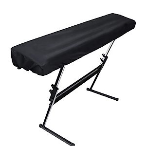 Keyboard Dust Cover Digital Piano Dust Cover - Fits Most 76/88 keys Electric/Digital Piano Stretchable Protective Keyboard Cover, Elastic Cord Locking Clasp, Machine Washable