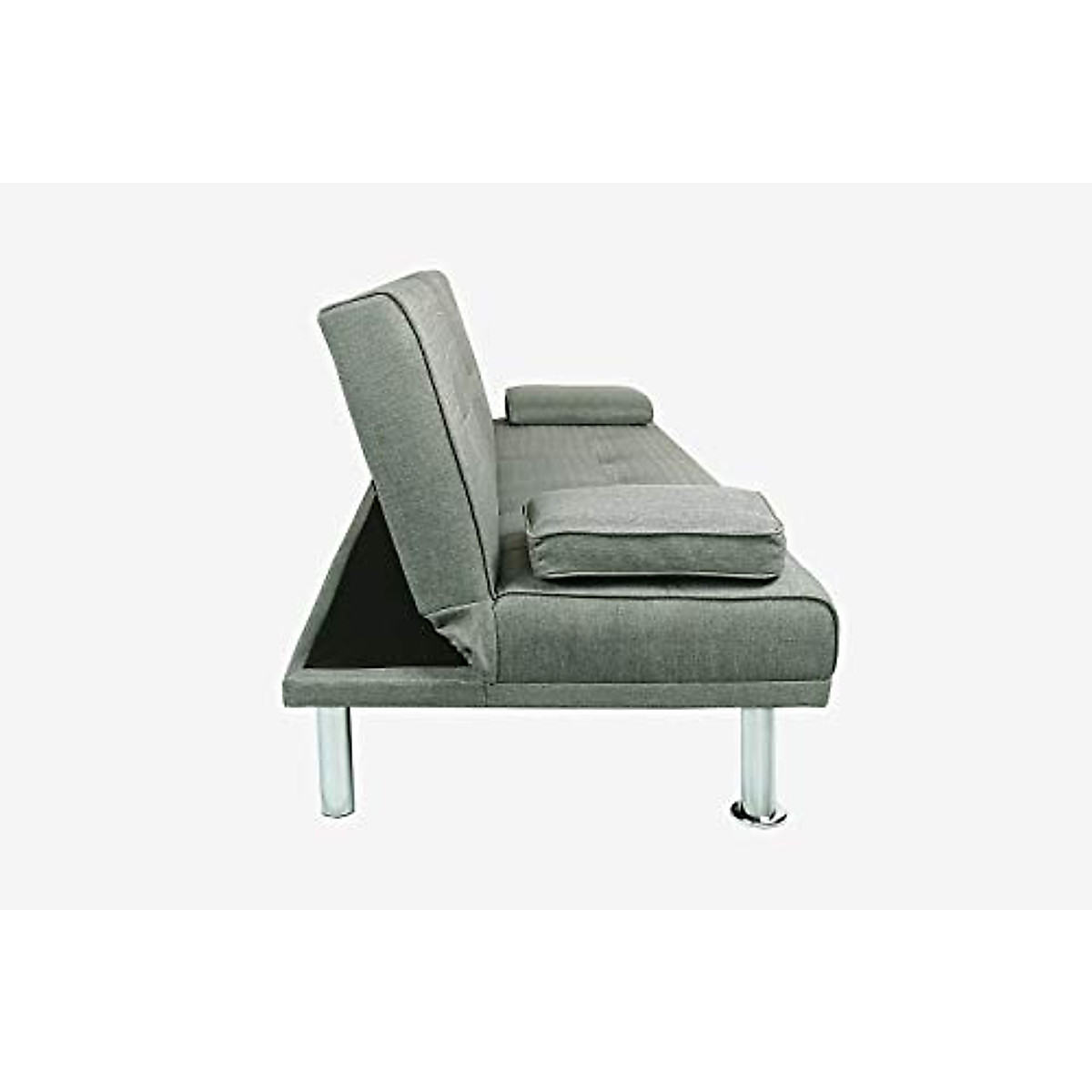 ERYE Modern Futon Sofa Loveseat Convertible Sleeper Couch Bed for Small Space Apartment Office Living Room Furniture Sets,Tufted Upholstered Love Seat