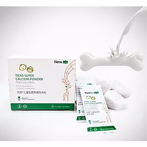 Tiens Super Calcium Powder for Kids - Children's Calcium Supplement, Kid-Friendly Calcium Powder to Ensure Strong Bones