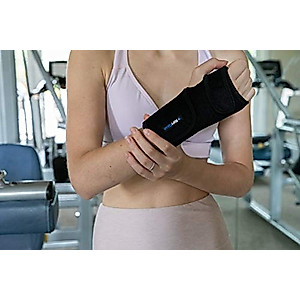 RiptGear Carpal Tunnel Wrist Brace Support - Adjustable Wrist Brace for Women and Men - Hand & Wrist Splint Compression Support for Tendonitis Wrist Brace for Carpal Tunnel - Left Hand