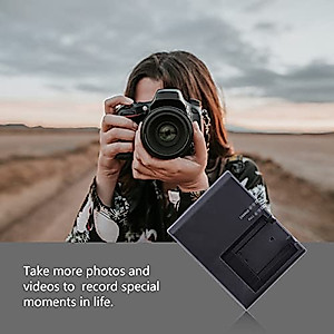 LC-E10E Quick Charger for Canon: LP-E10 LC-E10 LC-E10C Compatible 5108b002 Battery EOS 1100D 1200D 1300D 1500D 2000D 3000D 4000D kiss X50 X70 X80 X90 Rebel T3 T5 T6 T7 T100 DSLR Digital Camera black