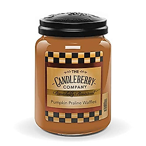 Candleberry Candles | Strong Fragrances for Home | Hand Poured in The USA | Highly Scented | 135 Hour Burn Time | Large Jar 26 oz