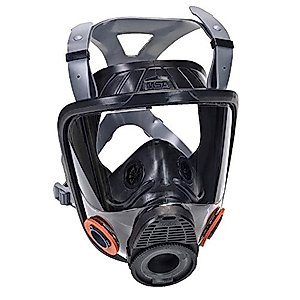 MSA 10089111 Advantage 4000 Abrasi-Blast Facepiece, Medium
