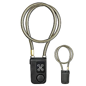 Bicycle Chain Lock, Motorcycle Alarm Lock, Alarm Lock, Road Bike for Indoor and Outdoor use for Electric Bike Motorcycle