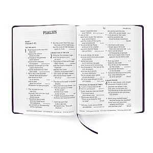 CSB Super Giant Print Reference Bible, Value Edition, Purple LeatherTouch, Red Letter, Presentation Page, Cross-References, Full-Color Maps, Easy-to-Read Bible Serif Type