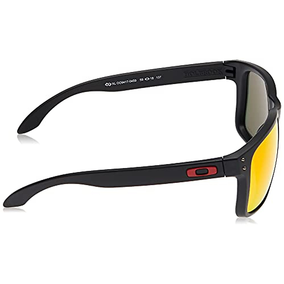 Oakley Men's OO9417 Holbrook XL Square Sunglasses, Matte Black/Prizm Ruby, 59 mm