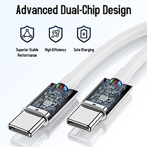 25W USB C Fast Charger for 2021/2020/2018 iPad Pro 12.9/11/10.9 inch 5/4/3/2/1th Generation,iPad Air 5/4th,iPad Mini 6 Gen,iPad Wall Charger Block Adapter and 6ft USB C to C Charging Cable Cord