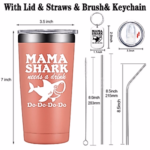 Fufendio Mothers Day Gifts for Mom from Daughter - Funny Best Mom Birthday Gifts from Son, Kids - Tumbler Mug Cup