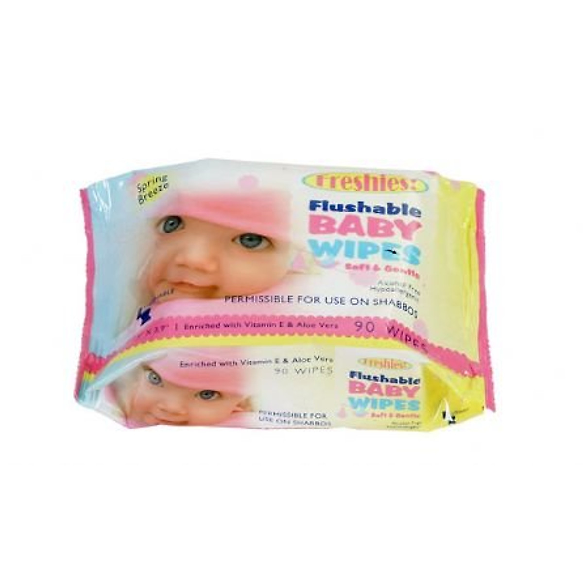 Flushable Soft Gentle Fresh Hypoallergenic Baby Wipes 270 Alcohol Free Wipes