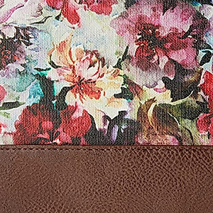 Bueno of California Classic Double Handle Satchel, Watercolor