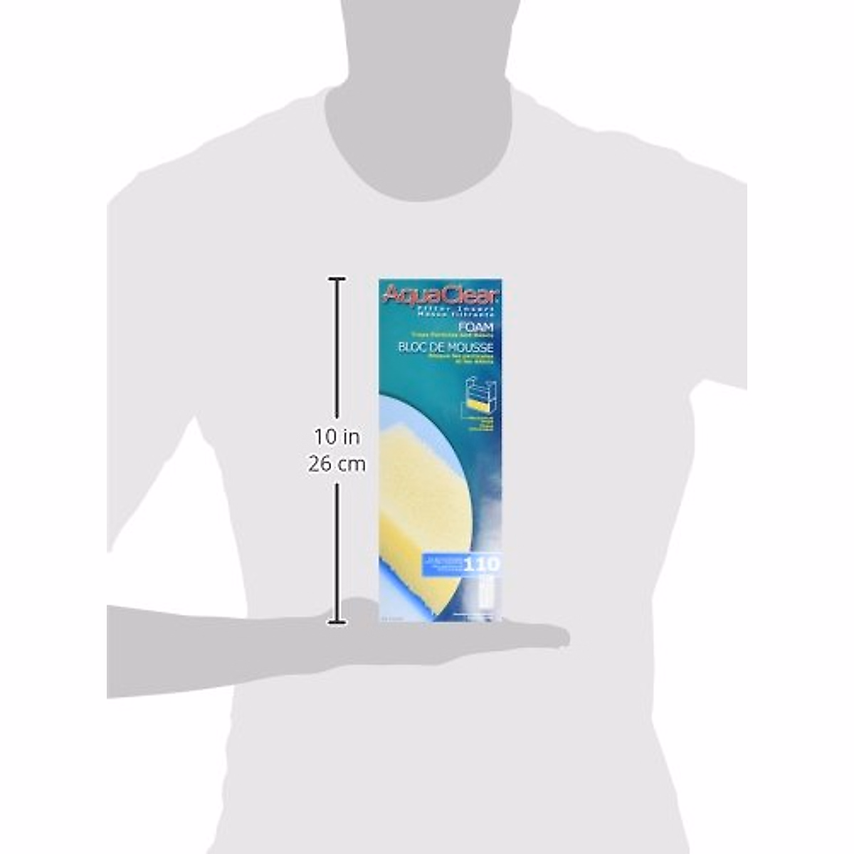 Aqua Clear A623 Foam Insert , White,110