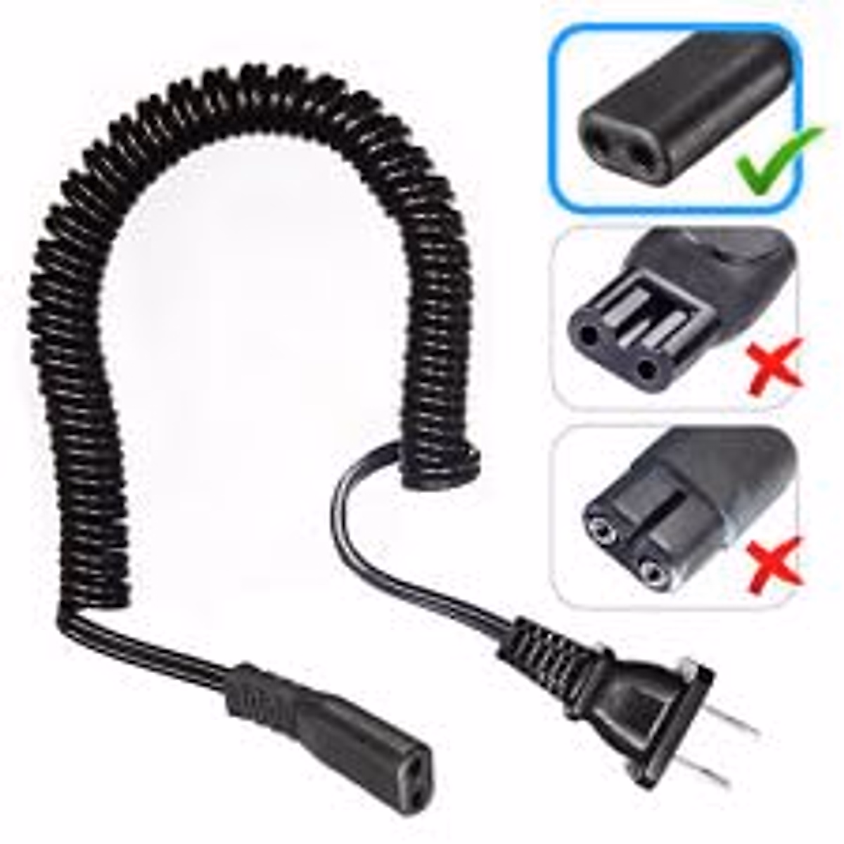 AC DC Adapter Charger for Remington MS2-370 (fit This Model Only) Shaver Razor Trimmer Compatible Replacement Power Supply Battery Charging Cord Cable Adaptor Mains Wire