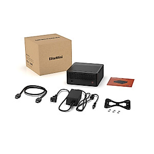 MINISFORUM Elitemini X500 Mini PC AMD Ryzen 7 5700G Desktop Computer, DDR4 16G RAM+512G SSD, HDMI/DP 4K@60Hz Output, 2X RJ45 Port, 4X USB3.1 Port, BT5.1, Radeon Graphics Tower PC