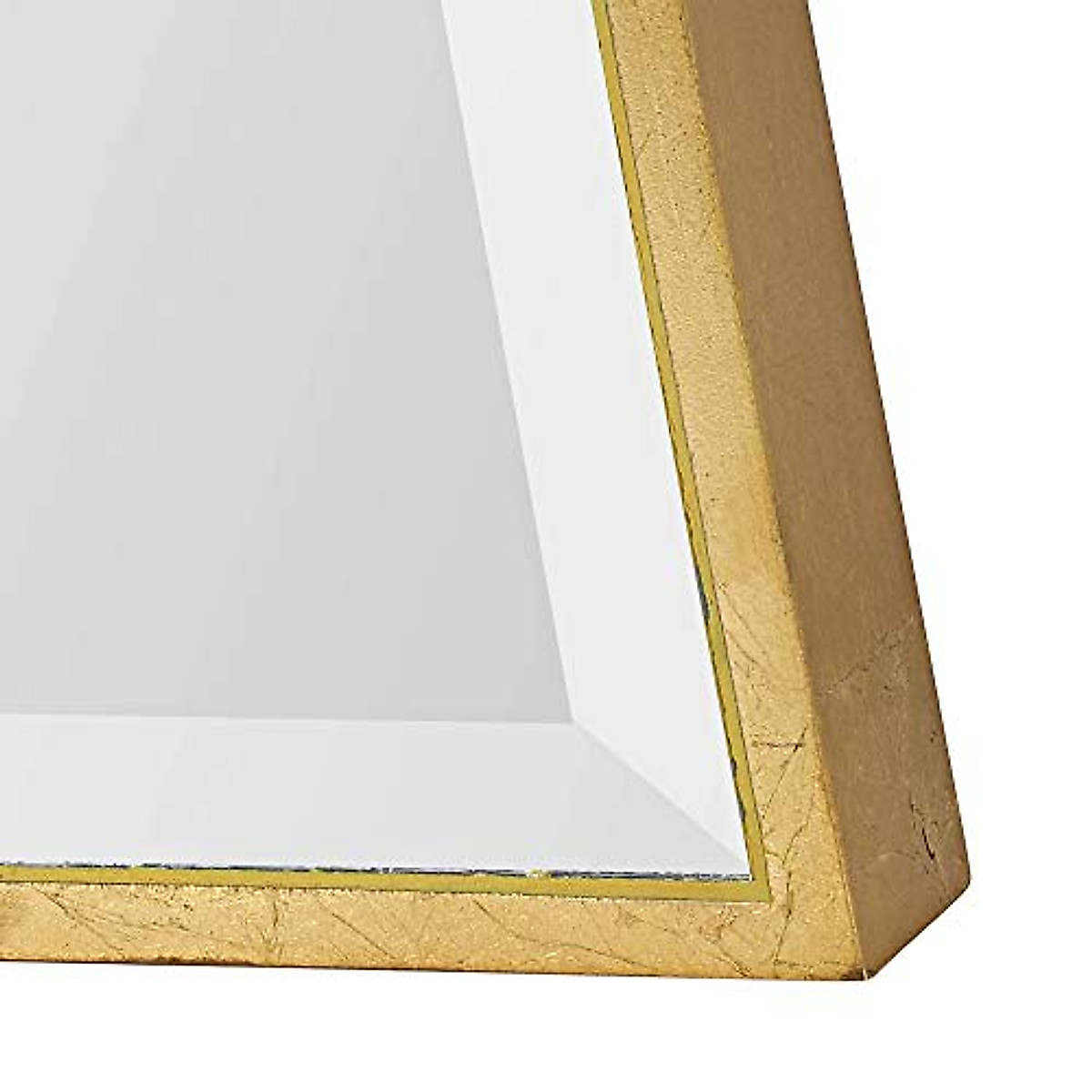Uttermost Corbata Antiqued Gold Leaf 10" x 60" Wall Mirror