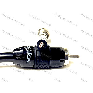 Sky High Car Audio Premium 4-Channel RCA Cable - 20ft