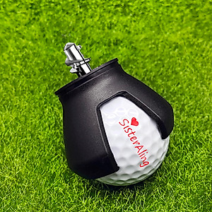 SisterAling 3-Prong Golf Ball Retriever Grabber Pick Up,Back Saver Claw Put On Putter Grip,Suction Cup Ball Grabber,Sucker for Golf Screws Tool