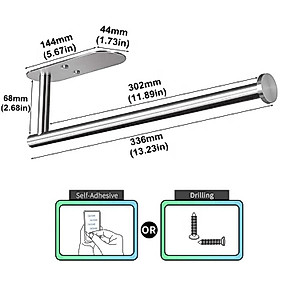 Anna's Passion Towel Holder for Bathroom Shower its Stainless Steel Towel Rack Towel and Paper Holder for Bathroom Kitchen Hand Towel Bar Towel Hanger for Bathroom Space Saving Wall Mount.