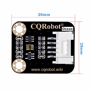 CQRobot Ocean: TSL25911FN Ambient Light Sensor Compatible with Raspberry Pi, Arduino, STM32. 0 to 88000Lux Detection Range, 600M: 1 Wide, for Industry, Mobile Phone, Computer, Lighting, GPS, etc.