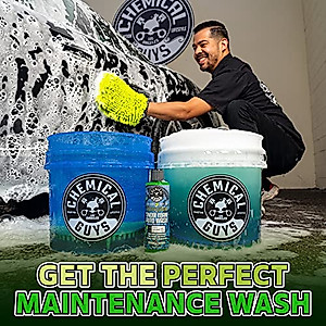 Chemical Guys CWS_110_64 Honeydew Snow Foam Car Wash Soap (Works with Foam Cannons, Foam Guns or Bucket Washes) Safe for Cars, Trucks, Motorcycles, RVs & More, 64 fl oz (Half Gallon), Honeydew Scent