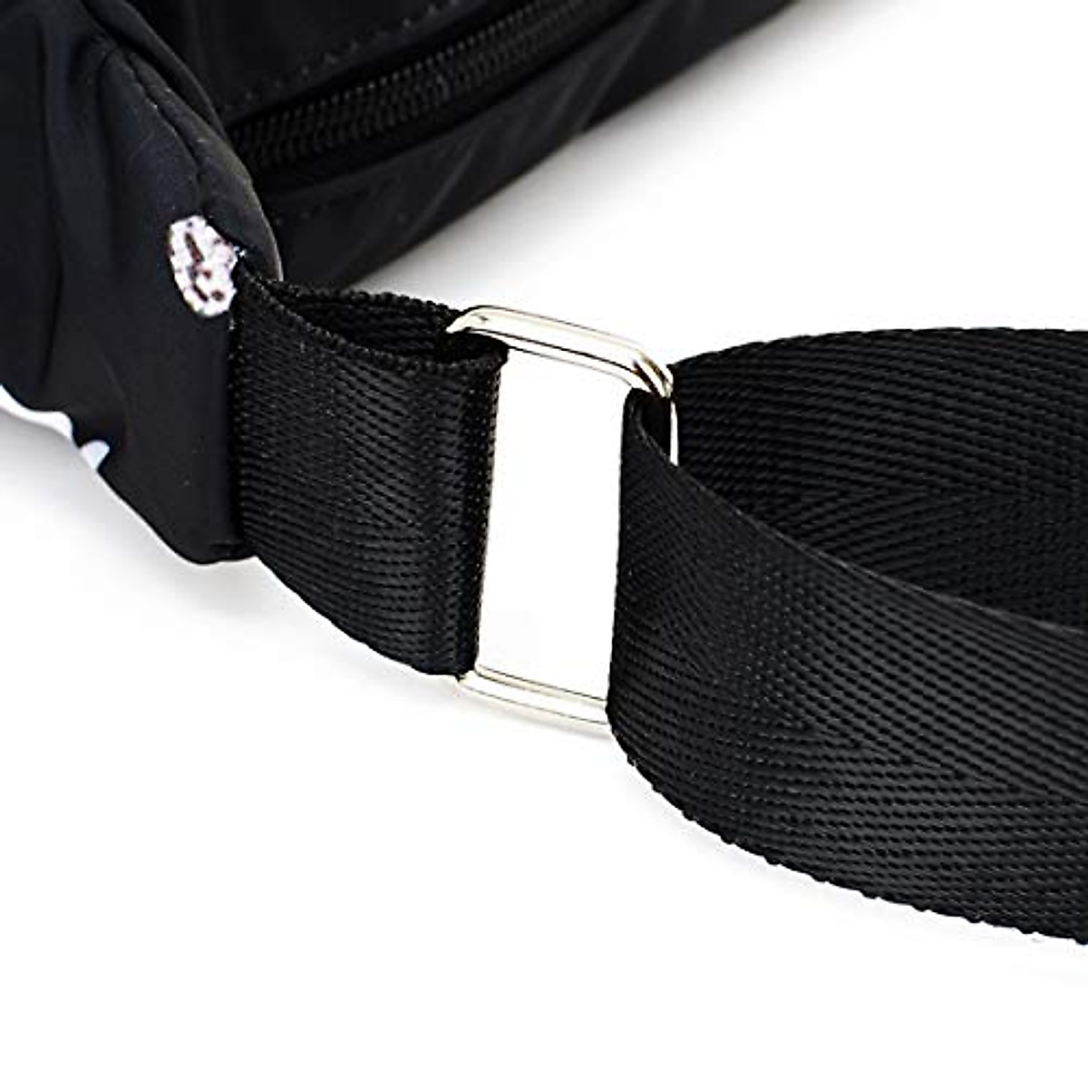 Womens Nylon Floral Shoulder Bag Crossbody Bag Messenger Bags Travel Handbags With Adjustable Strap Waterproof (A rose)