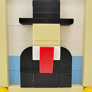 MIKEMENG 93pcs The Son of Man MOC Building Blocks Set World Famous Art Paintings Blocks Toys Educational Classic Toy Bricks STEM Gift Toys for Kids Boys Girls