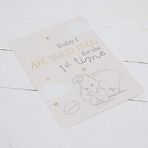 Widdop Disney Baby Dumbo Elephant Photo Album and Milestone Card Boxed Set