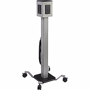 Lorell, LLR34000, Mobile Power Tower, 1, Gray