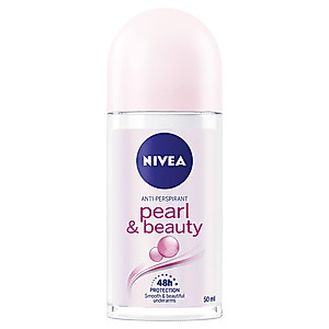 Nivea Pearl & Beauty Roll-On Deodorant 50 ml (Pack of 3)