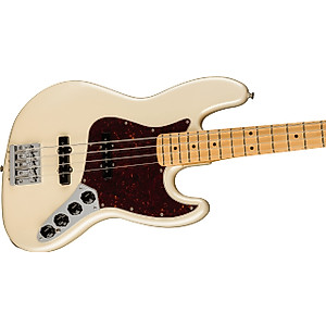 Fender Player Plus Jazz Bass, Olympic Pearl, Maple Fingerboard