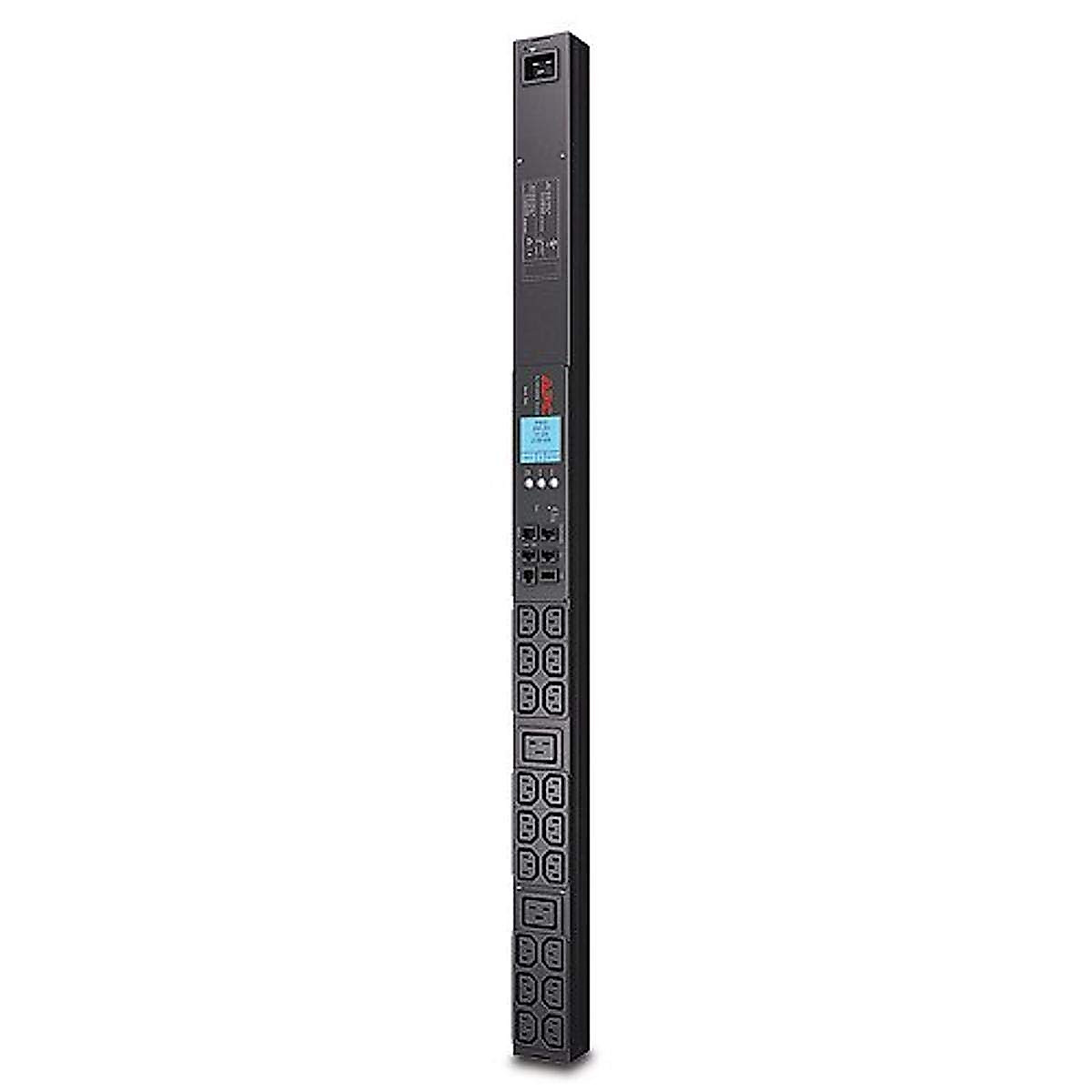 APC Rack Mount PDU, Metered 100V-240V/30A, (42) Outlets, 0U Vertical Rackmount (AP8858NA3)