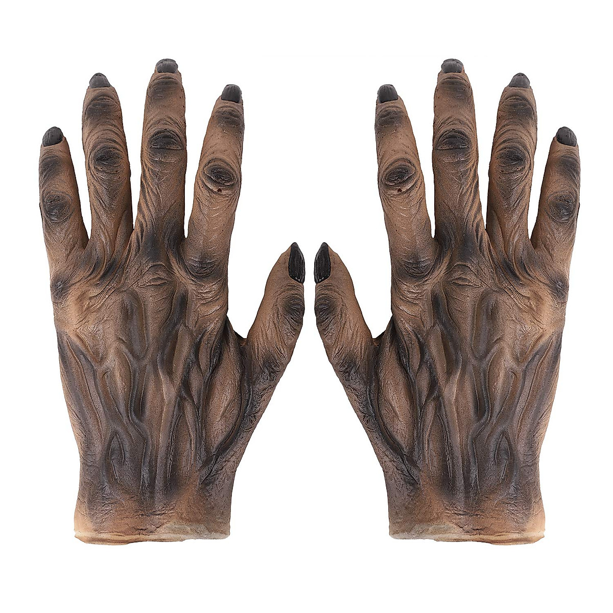 Werewolf Gloves Halloween Costume Wolf Gloves Party Cosplay Horror Gloves Dress up Role Play Devil Witch Finger Gloves Wolf Claws Paw Cat Gloves Halloween Props Mittens