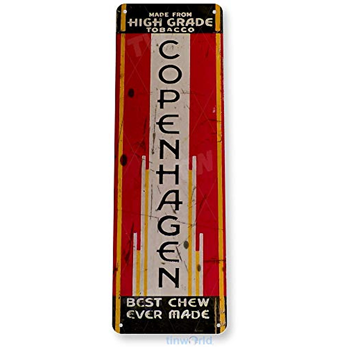Tinworld Tin Sign Copenhagen Retro Chewing Tobacco Snuff Shop Store Bar Cave Metal Sign Decor A864