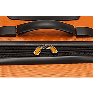 Rockland Melbourne Hardside Expandable Spinner Wheel Luggage, ORANGE, 3 Piece (20"/24"/28")