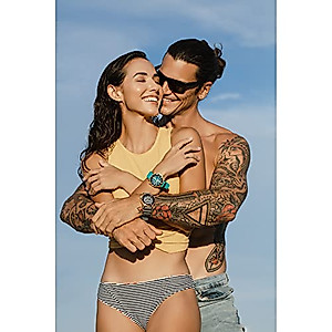 Citizen Promaster Dive Eco-Drive Watch, 3-Hand Date, ISO Certified, Luminous Hands and Markers, Rotating Bezel, Teal/Gold Tone