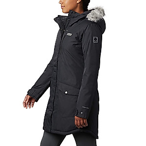 Columbia Women's Suttle Mountain Long Insulated Jacket, Black, XX-Large