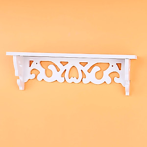 Mumusuki Wall Mounted Shelves Display, Shelf White Shelf for Wall Shelf Floating Storage Furniture Home Decor Stand