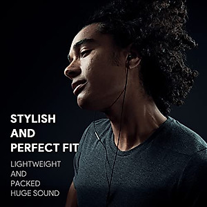 PALOVUE USB C Headphones Earbuds, in-Ear Type C Magnetic Earphones with Microphone Compatible for Samsung Galaxy S23 S22 S21 Ultra S20 FE Note 20 10 A53 A54, Google Pixel 7 6 5 4, One Plus, Black