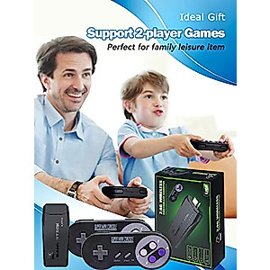 Fadist Retro Game Console, Built in 15000+ Classic Games, 4K HD Output, Emulator Game Console with 2 Ergonomics Controllers, Plug and Play Game Box, Ideal Gift for Kids, Adult, Friend, Lover