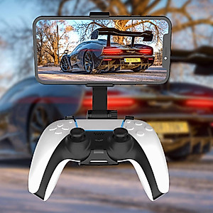 NC P S5 Game Controller Mount Clip Holder Support with Adjustable Angle Clamp Gamepad Rotate Stents Handle Bracket Accessories Sale