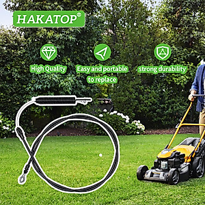HAKATOP Deck Engagement Clutch Cable 435111 532435111 for Craftsman Sears POULAN Husqvarna 532435111 532408714 532197257 AYP 435111 408714 197257