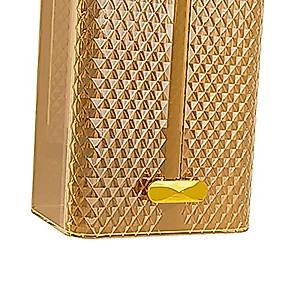 BAWHO Exquisite Tissue Paper Cover, Durable Toilet Paper Dispenser Holder for Table Toilet Paper Dispenser/Light Brown