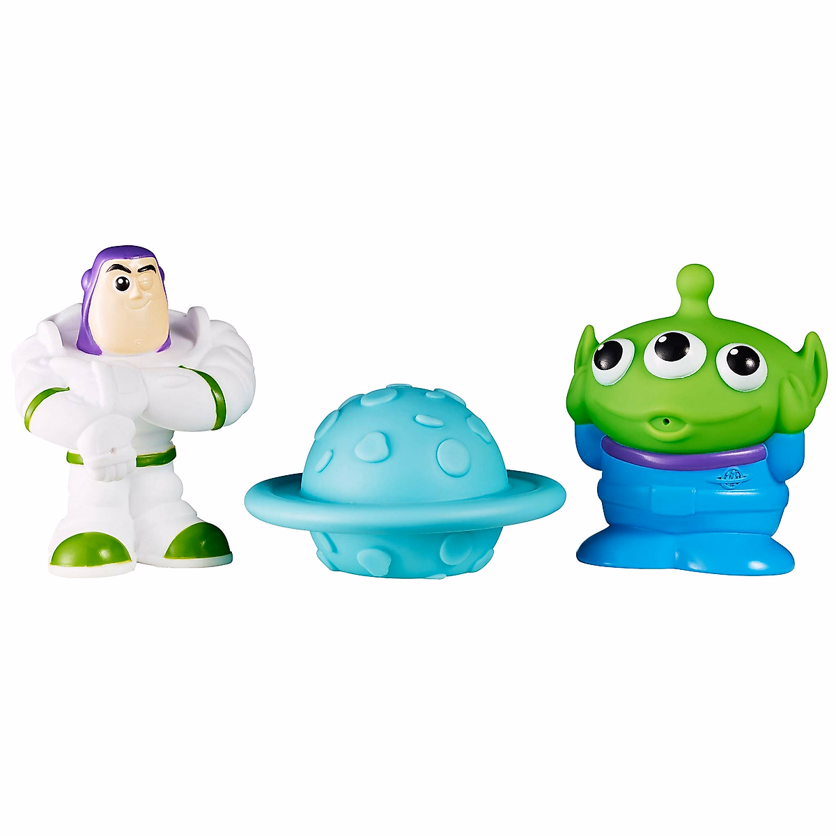 The First Years Disney/Pixar Toy Story Bath Toys - Buzz Lightyear, Alien, and Planet - Squirting Kids Bath Toys for Sensory Play - 6-18 Months - 3 Count