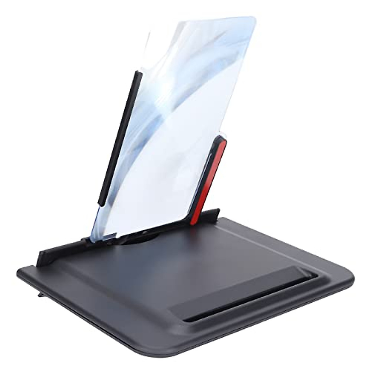 Byged 3D HD Phone Screen Amplifier,12 Inch Foldable Phone Horizontal Vertical Screen Magnifier,Phone Stand for Movies Videos Games