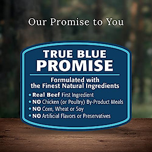 Blue Buffalo Wilderness Rocky Mountain Recipe High Protein Natural Puppy Dry Dog Food, Red Meat with Grain 24 lb Bag