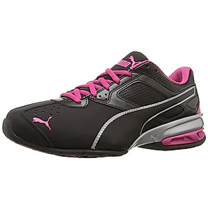 PUMA Women's 6 WN`S FM Shoes, Puma Black/Puma Silver/Beetroot Purple, 10 M