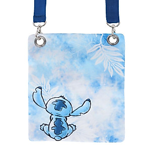 Disney Passport Bag Crossbody Travel Stitch Sitting