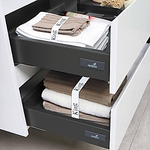 MINAYI 4 Pieces Sheet Keeper Closet Organization - Bed Sheets Set Storage Organizer -Linen Labels Sheet Organizer (King)