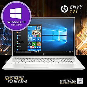 HP Envy 2019,17.3" Full HD Touch, i7-10510U 10th gen Quad CPU,NVIDIA MX250(4GB), 16GB DDR4 2666 RAM,Win 10 Pro (512GB SSD + 32GB Optane) No DVD RW